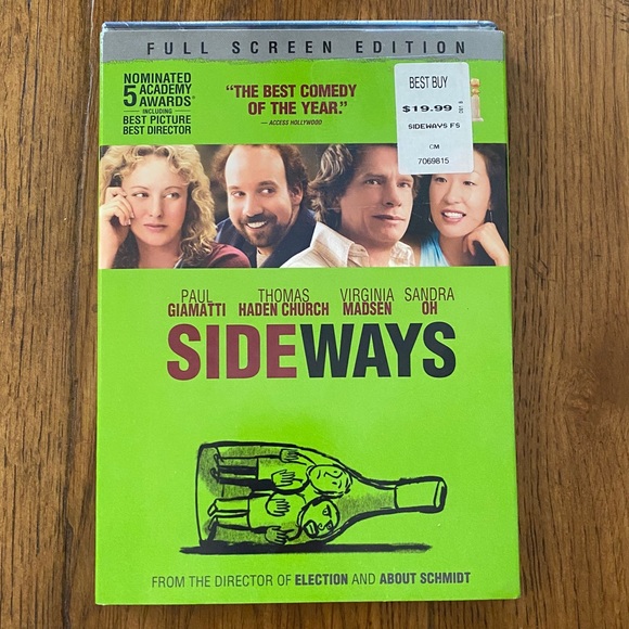 Media | Sideways Dvd Movie Full Screen Edition Nwt | Poshmark